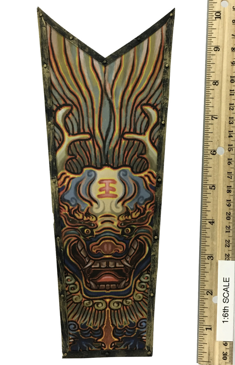 Ming Dynasty: Qi Troop Guard Leader - Shield (Wood) - Toy Anxiety