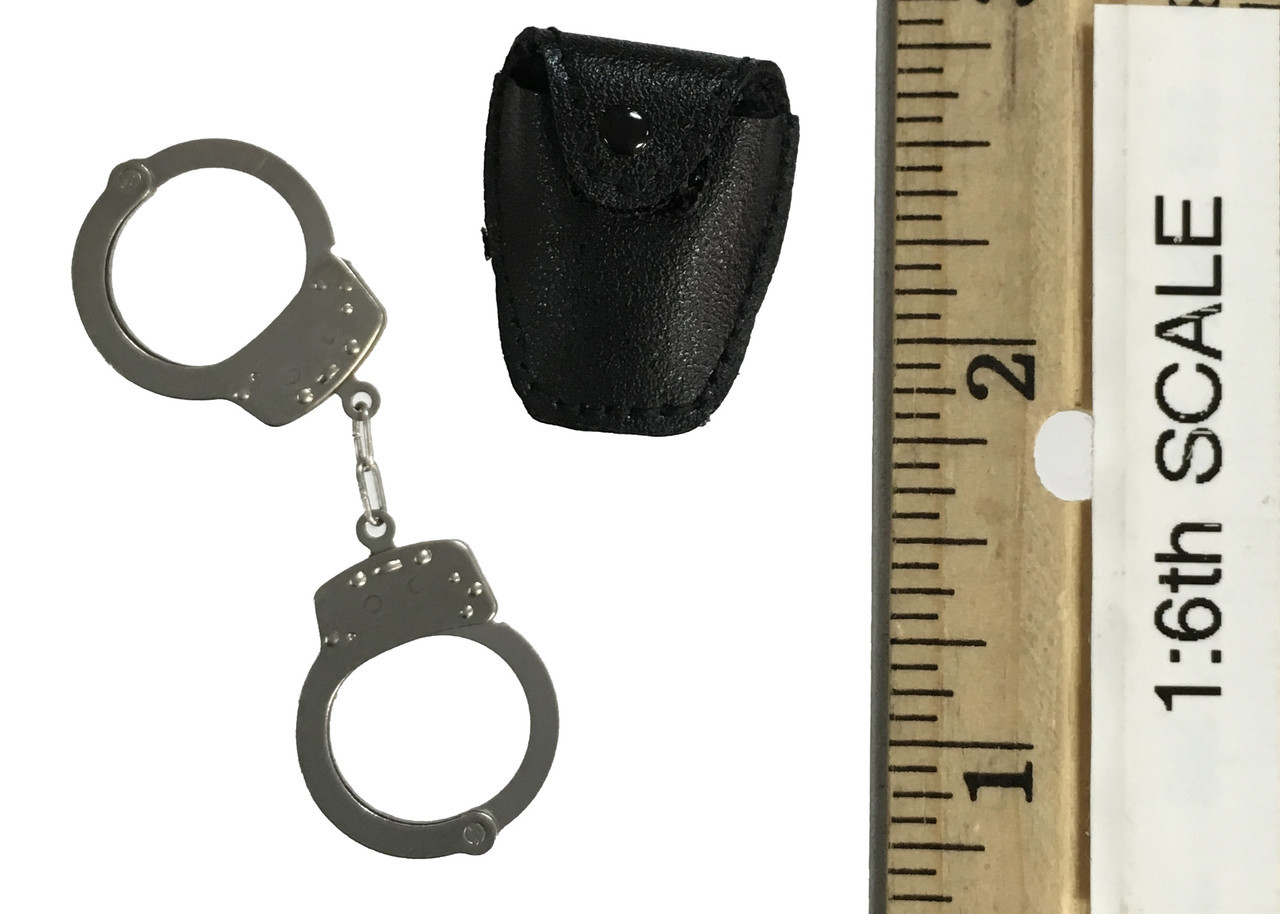 NYPD Emergency Service Unit - Handcuffs w/ Pouch (Metal) - Toy Anxiety