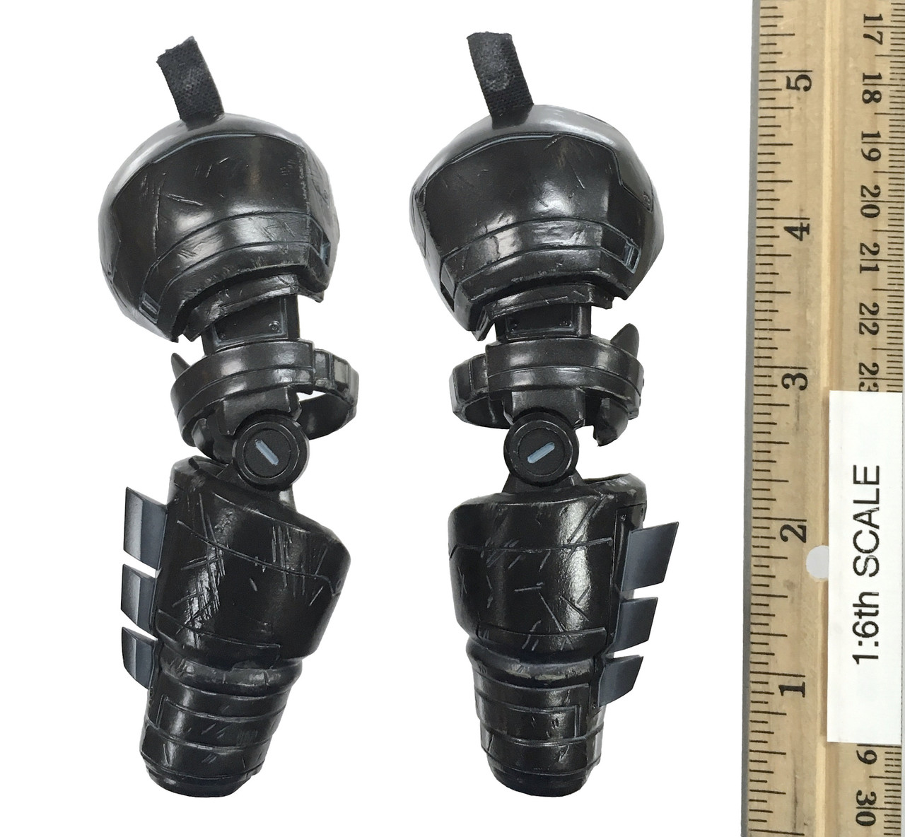 Armored Batman (Black Chrome Version) - Forearm Gauntlets - Toy Anxiety