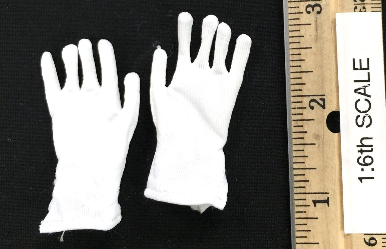 Marshal of the Empire - White Gloves (For Bendy Hands) - Toy Anxiety