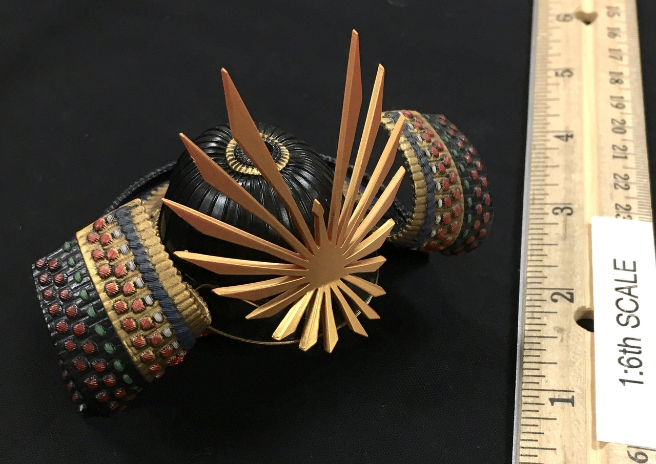 Female Samurai Ryou (Black Armor) - Helmet (Kabuto) - Toy Anxiety