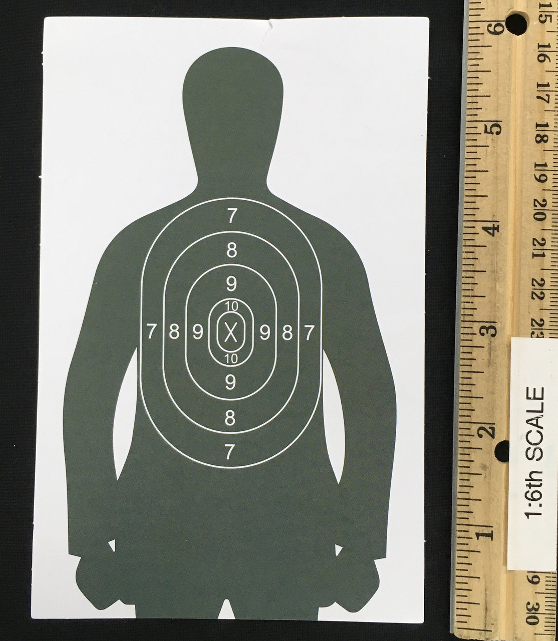 PAP Peoples Armed Police - Shooting Range Target (Paper) - Toy Anxiety