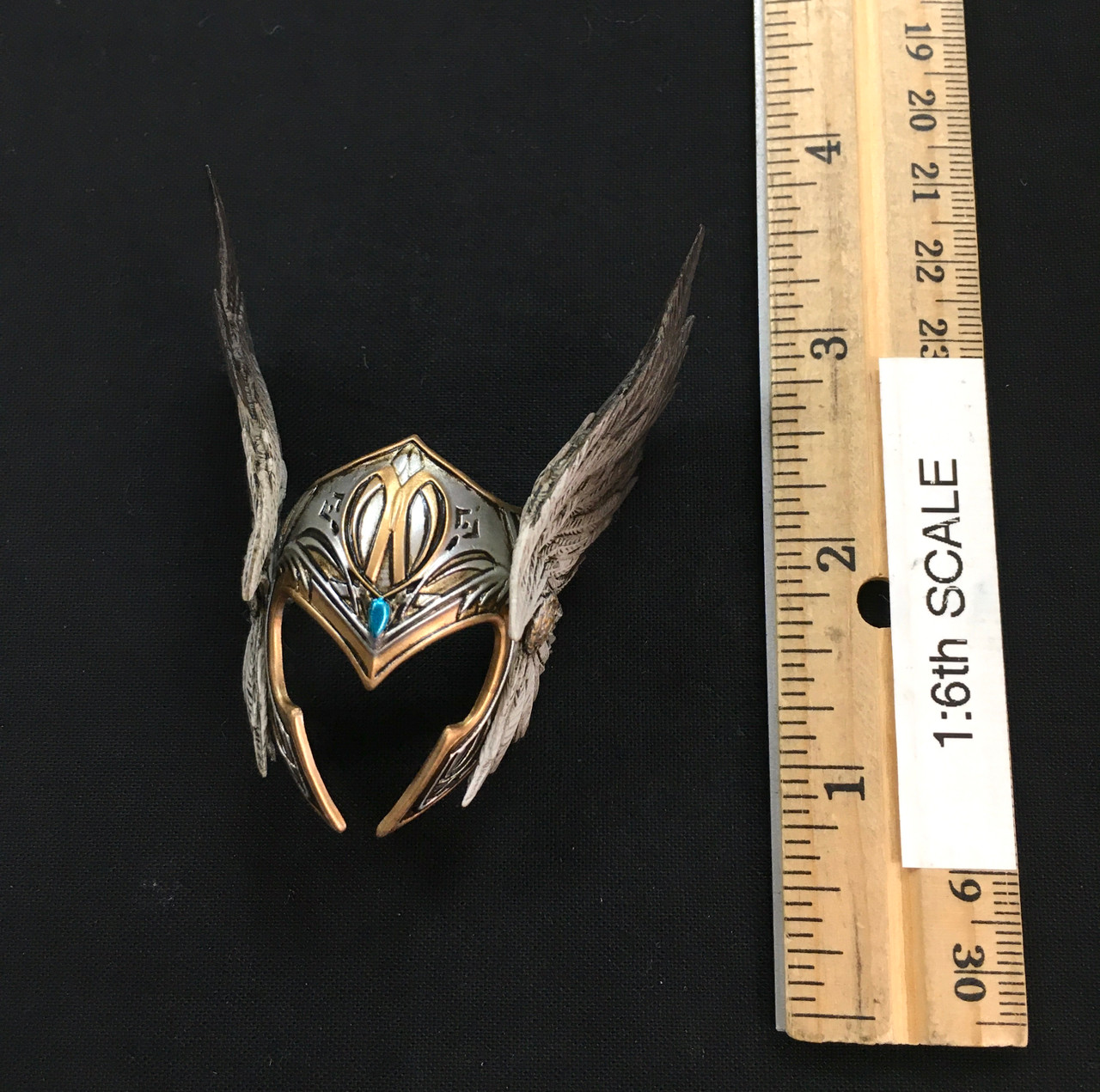 Tariah Silver Valkyrie - Helmet (Fits Over Head) - Toy Anxiety