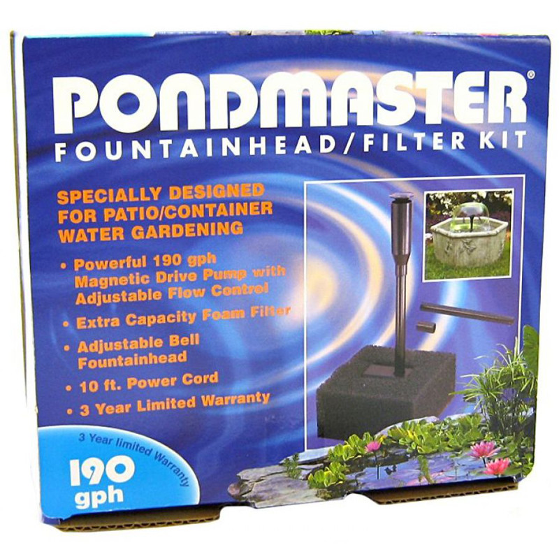 Pondmaster 190 Garden Pond Filter - MyTurtleStore.com
