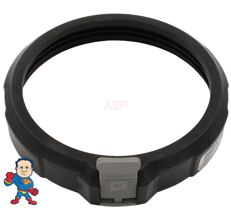 Filter Nut, Lock Ring, Waterway, Pressurized, Top Mount, 7 1/2" Wide, 6 ...