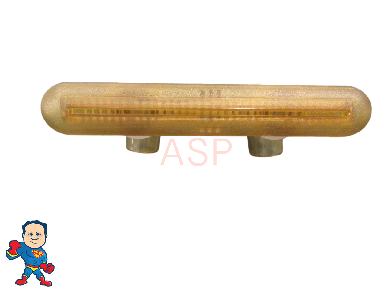 Hot Tub Spa Part Gray 7 5/8" Waterfall Assembly (2) 1" Hole Style Clear