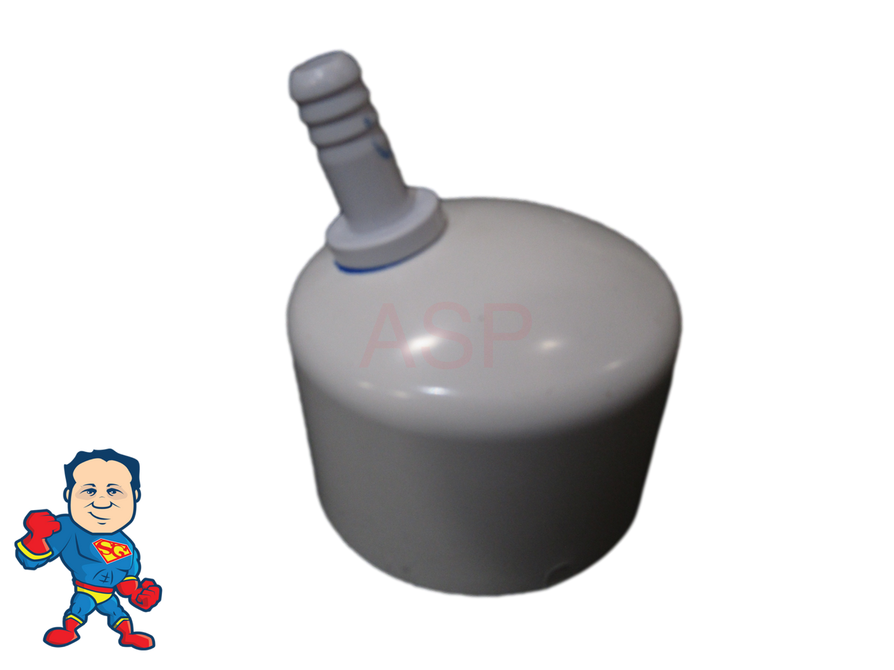 2" Cap with 3/8" Barb, Strong Spa for Manifold