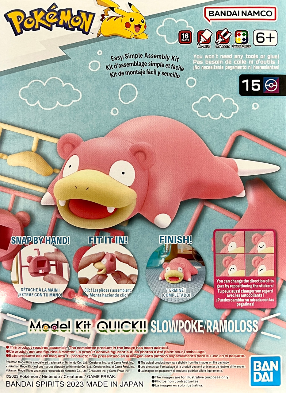 15 Slowpoke (Pokemon Model Kit Quick!!)