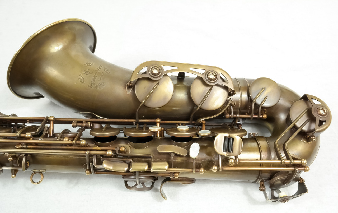 Signature Custom RAW Tenor Saxophone for sale