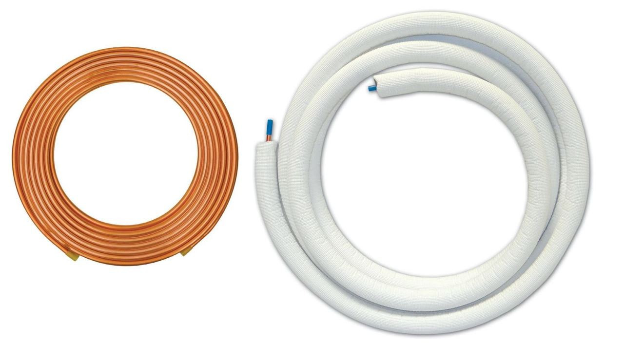 3/8 x 3/4 x 25 OD Refrigeration A/C Insulated Copper Lineset