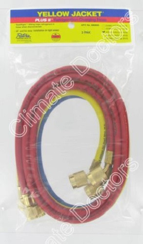 Yellow Jacket 22986 PLUS II 1/4" SealRight Vacuum Hoses-72"