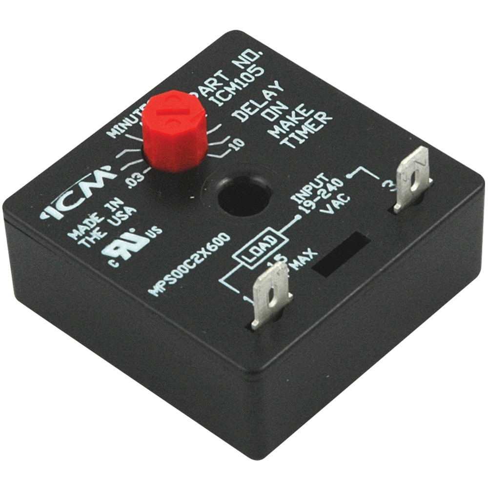 ICM105 Delay On Make Timer 03 10 Minute Adjustable Delay ICM105 Delay On Make Timer 03 10 Minute Adjustable Delay