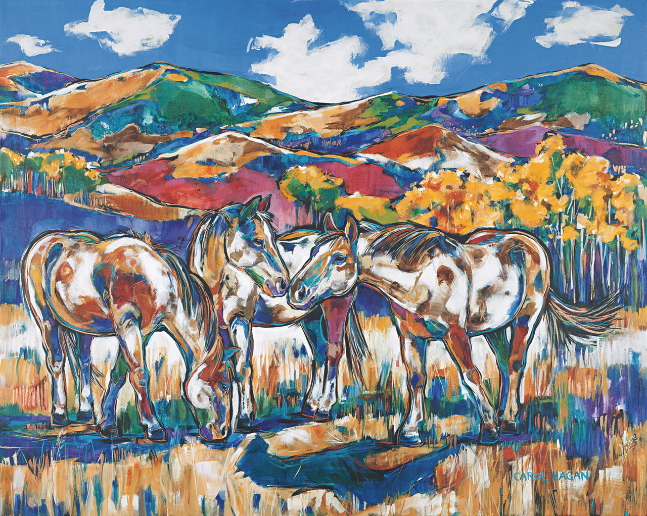 September Sky - Horse Prints | Carol Hagan Studios