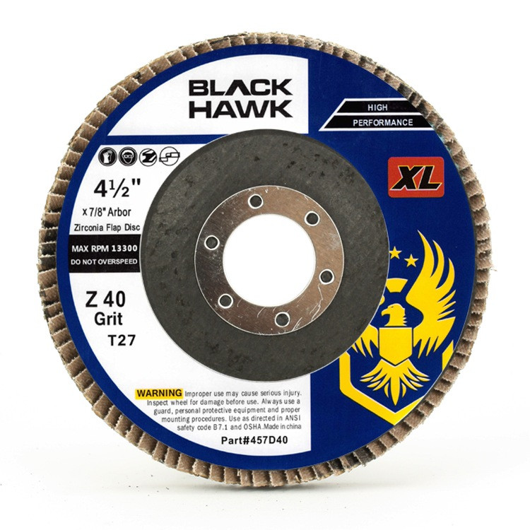 4.5" Zirconia High Density Flap Discs – T27 Sanding & Grinding Wheels ...
