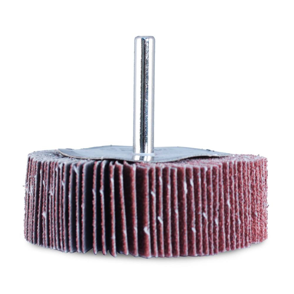 3” x 1” x 1/4” Shank - Aluminum Oxide- Mounted Flap Wheel