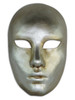 Authentic Venetian paper mache mask Volto Metallo