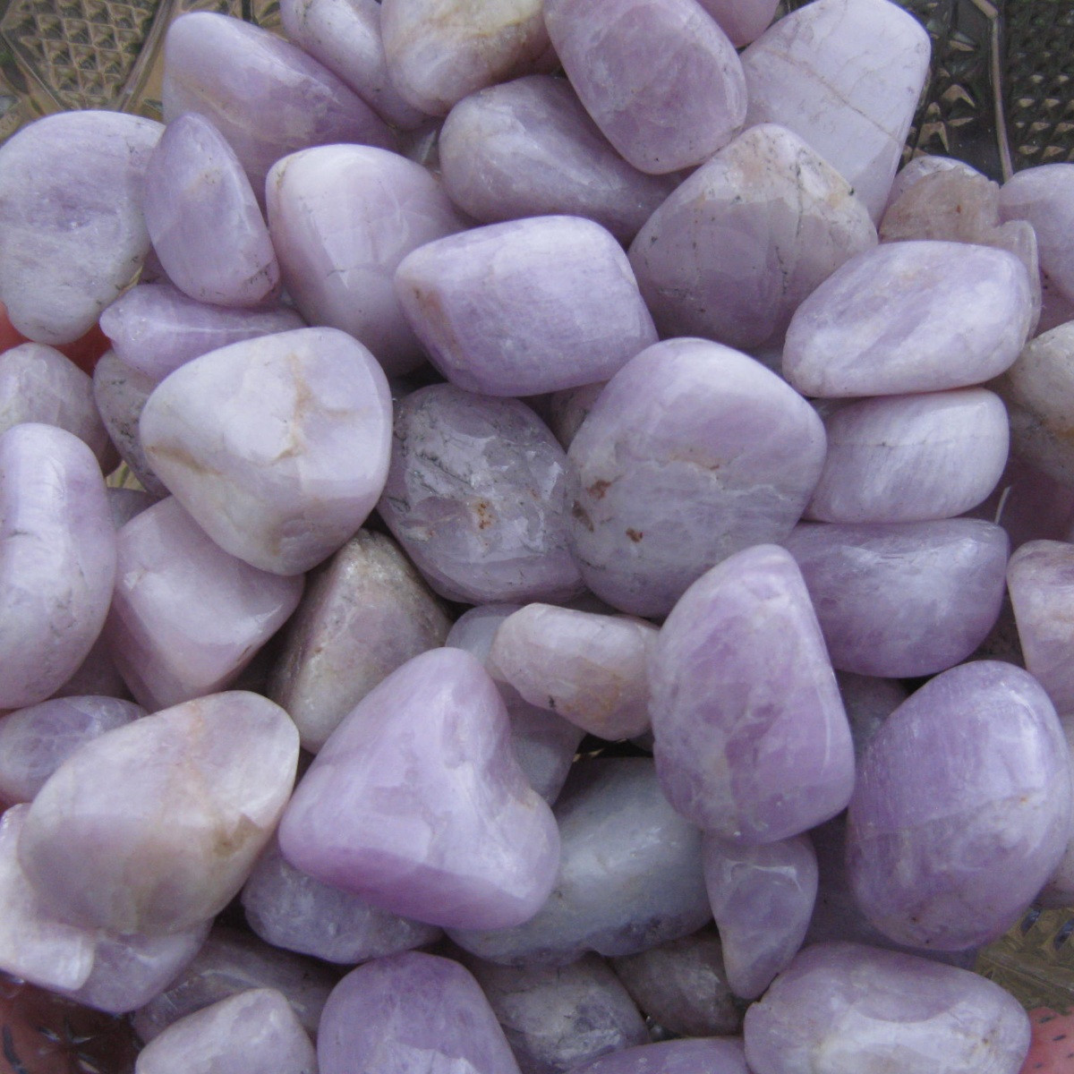 Tumbled Kunzite Stones, - My Dream Crystals