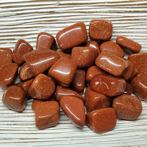 Red Goldstone Tumbled Stones | Shop Healing Red Goldstone Crystals ...