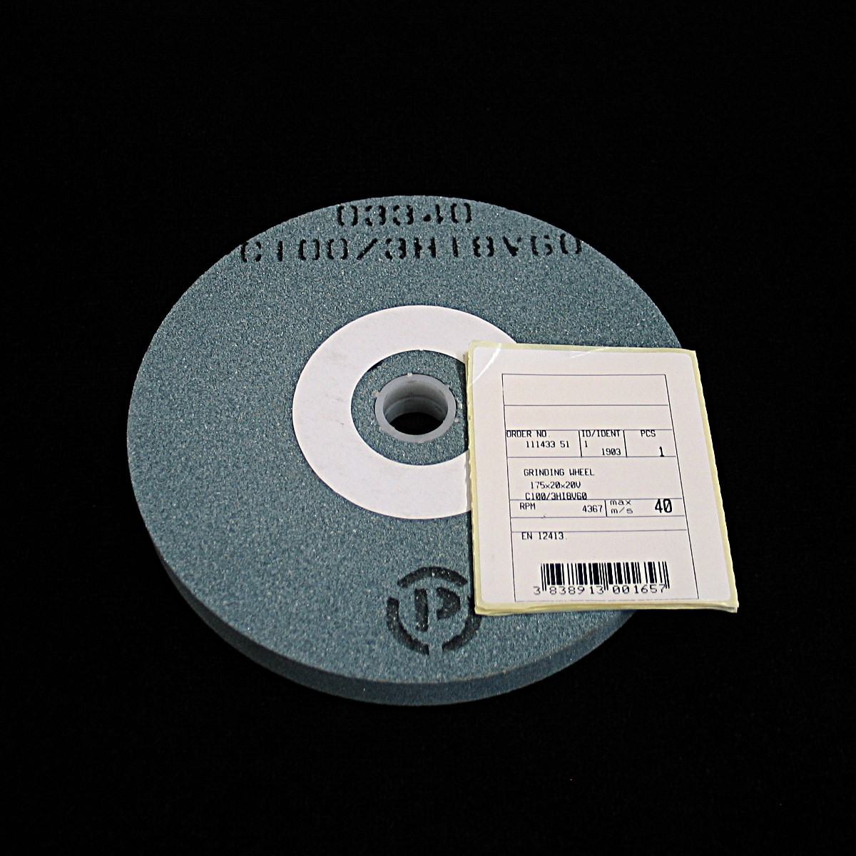 Grinding Wheel - 175 x 20 x 20 GC 100HV (GW1084) - Midland Abrasives