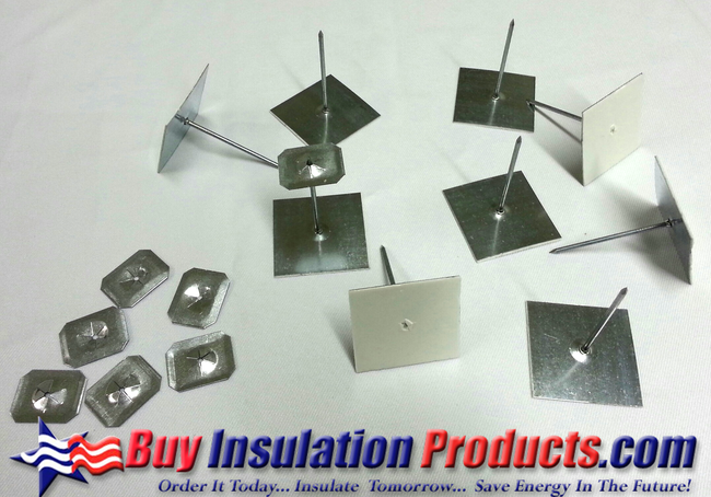 Gemco Stick Pins & Washers | Self Adhesive Insulation Hangers