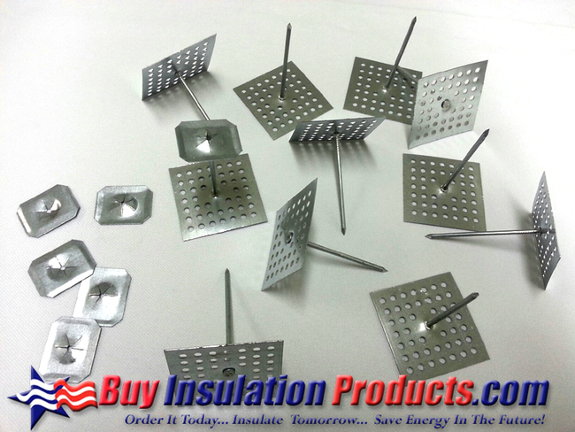 2-1/2" Perforated Insulation Hangers | Insulation Fasteners