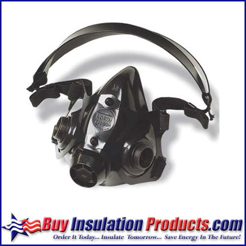 North Half Face Respirator | HEPA Filter Mask For Asbestos Removal