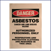 Danger Asbestos Stickers | Asbestos Warning Labels