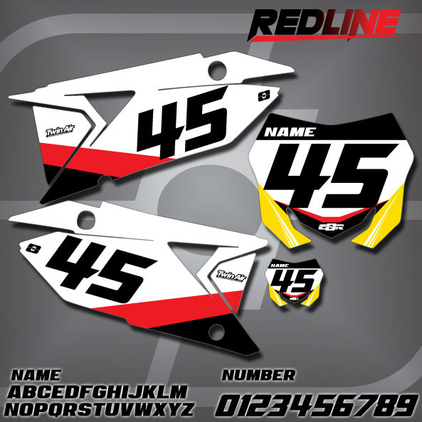 Suzuki Redline Number Plates - Cor Moto Graphics