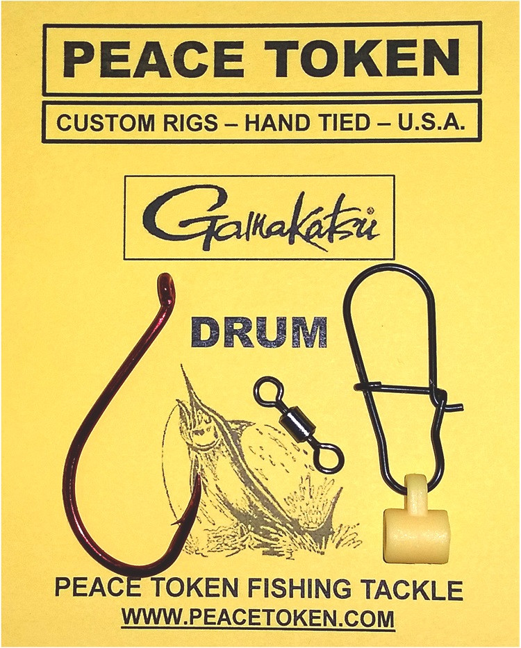 Drum Rig - Octopus Hook with Fishfinder - Peace Token Fishing Tackle