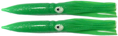 Cod Rigs - 5" Hollow Squid Bait Rig - Peace Token Fishing Tackle