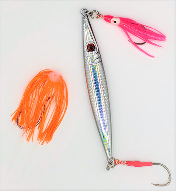 Haddock Rigs - Jig Rig with Silicone Skirt - Peace Token Fishing Tackle