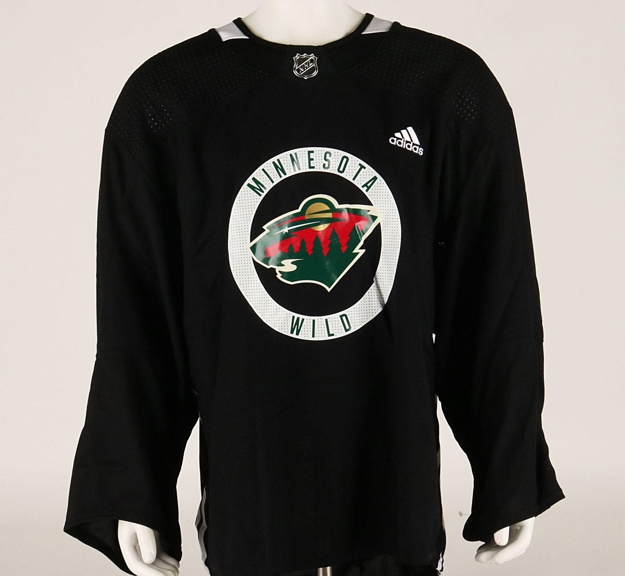 Practice Jersey - Minnesota Wild - Black Adidas Size 60G - Pro Stock Hockey