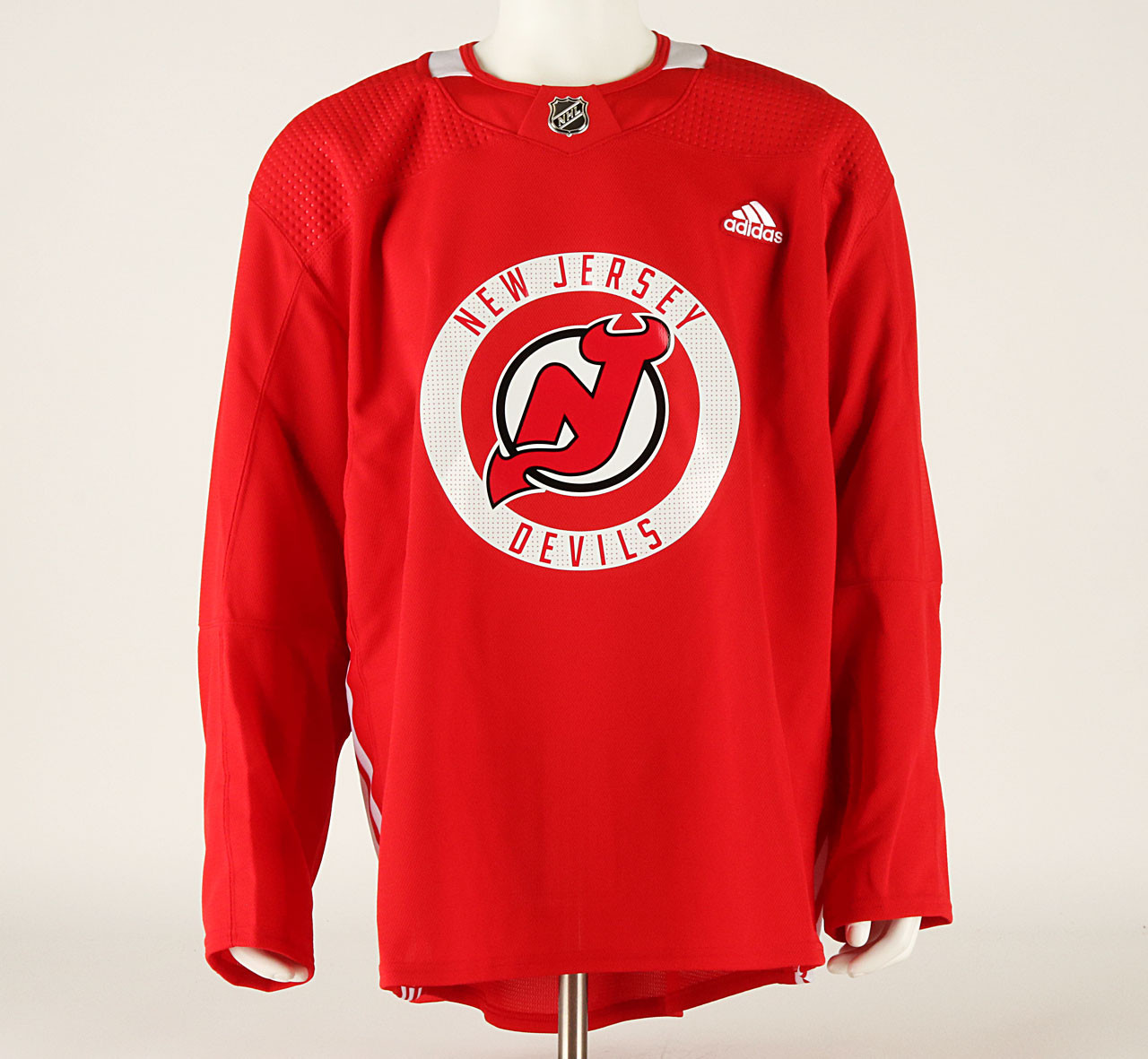 Practice Jersey - New Jersey Devils - Red Adidas Size 60 - Pro Stock Hockey