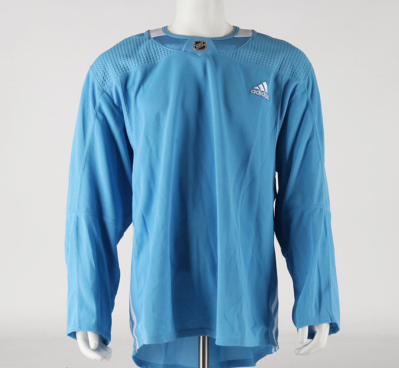 Practice Jersey - Baby Blue Adidas Size 58 - Pro Stock Hockey