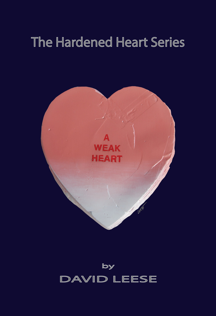 A Weak Heart on Navy (various sizes) - David Leese Studio