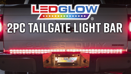LEDGlow 60" Tailgate LED Light Bar with White Reverse Lights for Full ...