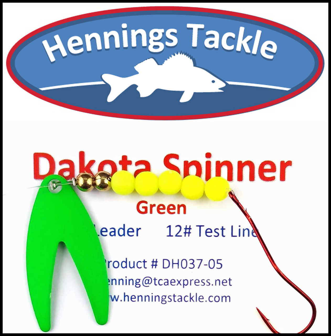 Dakota Spinner Green Hennings Tackle