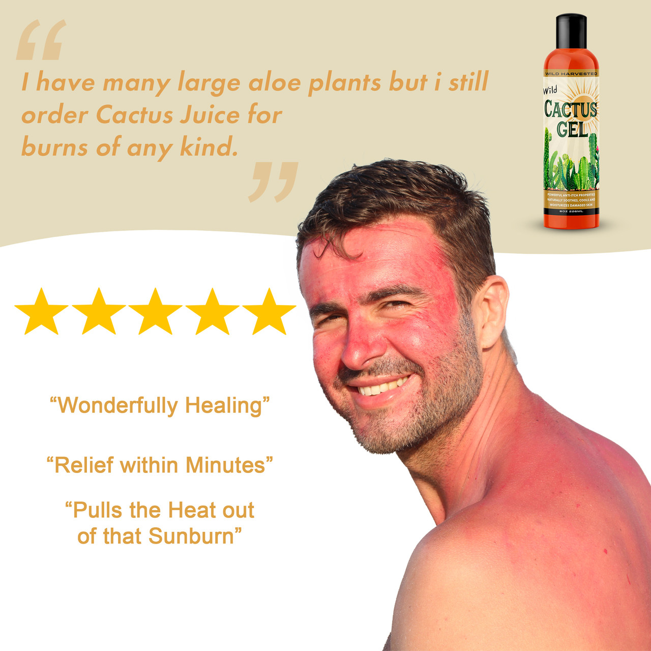 [CASE 12] Wild Harvested Cactus Gel - Cactus Juice