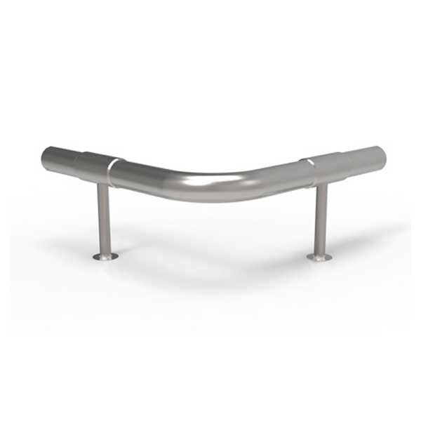 Floor Mount Bumper Rail, Removable - www.SecurityEntrances.com