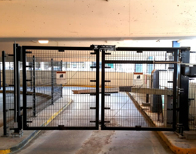 Single or Bi-Fold - Wire Infill Gates - www.SecurityEntrances.com