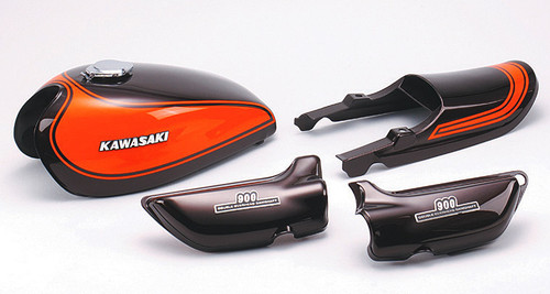 Complete Body Set - 73 Z1 900 Root Beer & Orange / Japan - Z1 Parts Inc