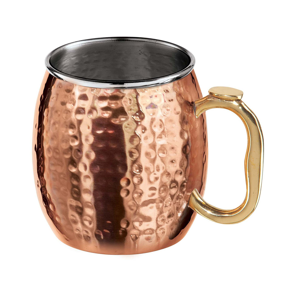 20 oz Hammered Copper Moscow Mule Mug - Copper World 20 oz Hammered Copper Moscow Mule Mug - Copper World
