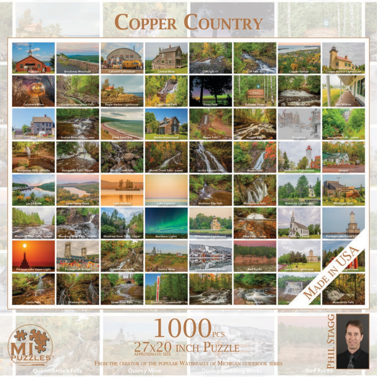 Copper Country Collage Puzzle - Copper World