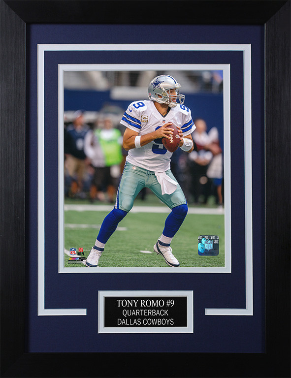 Tony Romo Framed Dallas Cowboys Photo