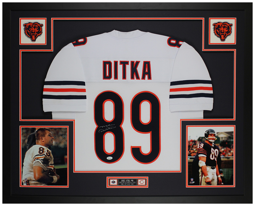 Mike Ditka Autographed and Framed Chicago Bears Jersey
