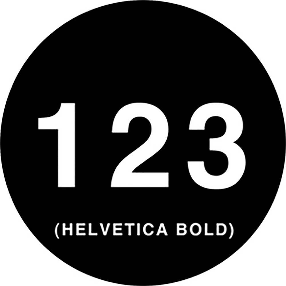 Helvetica Numbers (Rosco) - ShopWL