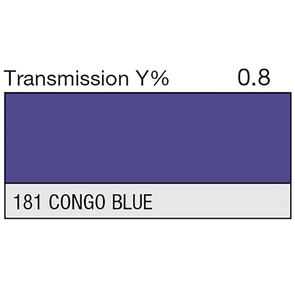 LEE Filters 181 Congo Blue - Lighting Gel - White Light