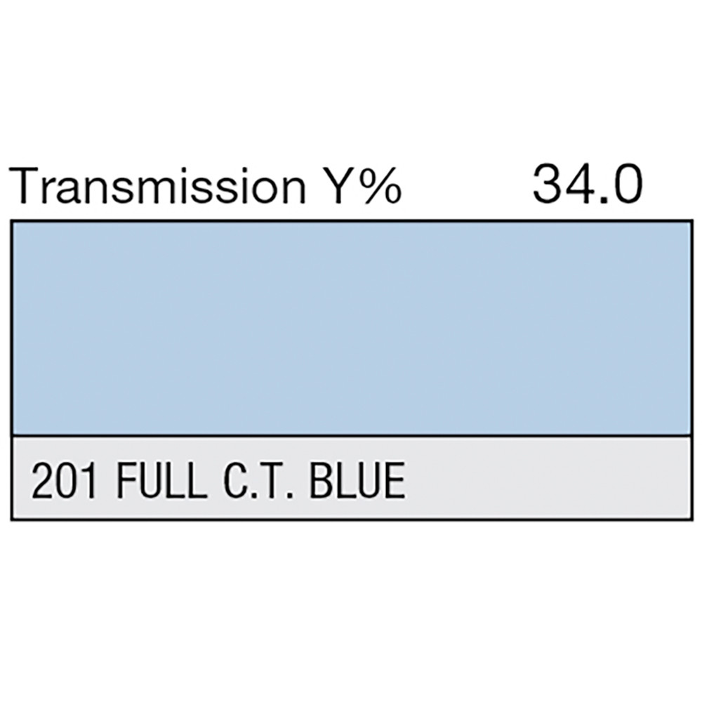 LEE Filters 201 Full CT Blue - Lighting Gel - White Light