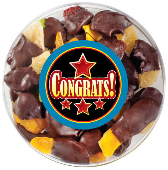Congratulations Chocolate Dipped Fruit