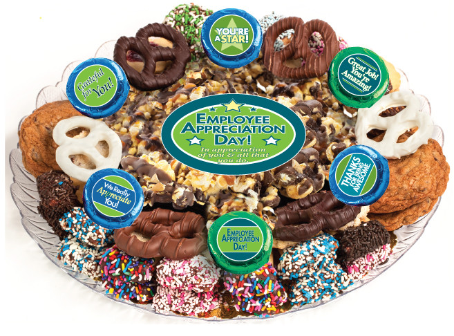 Employee Appreciation Caramel Popcorn & Cookie Platter